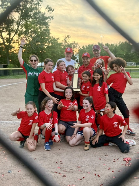 Color girls' softball champions Ruby Red - Cambridge Day